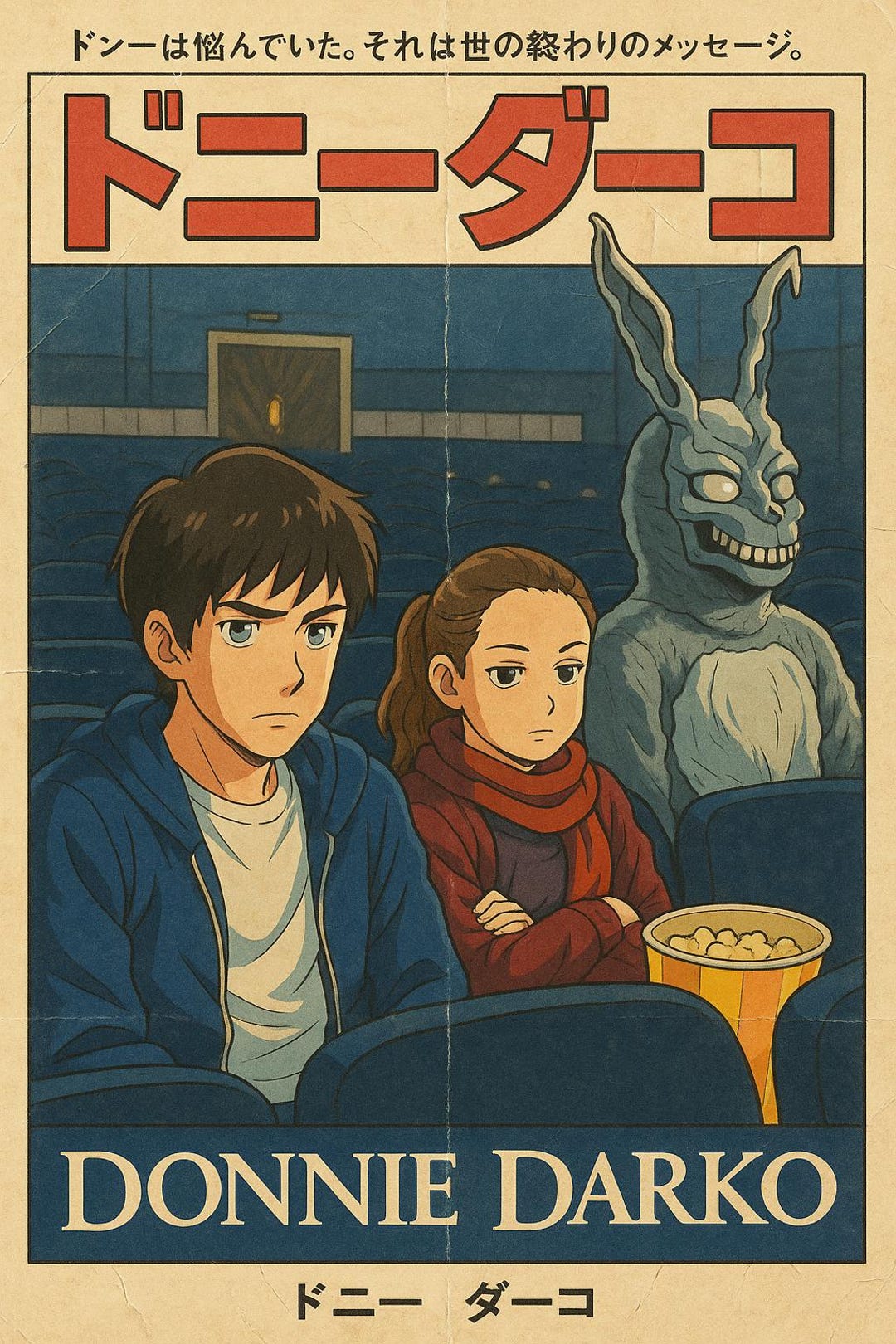 Donnie Darko Anime Digital Art Poster Print, Anime Print, Home Décor ...