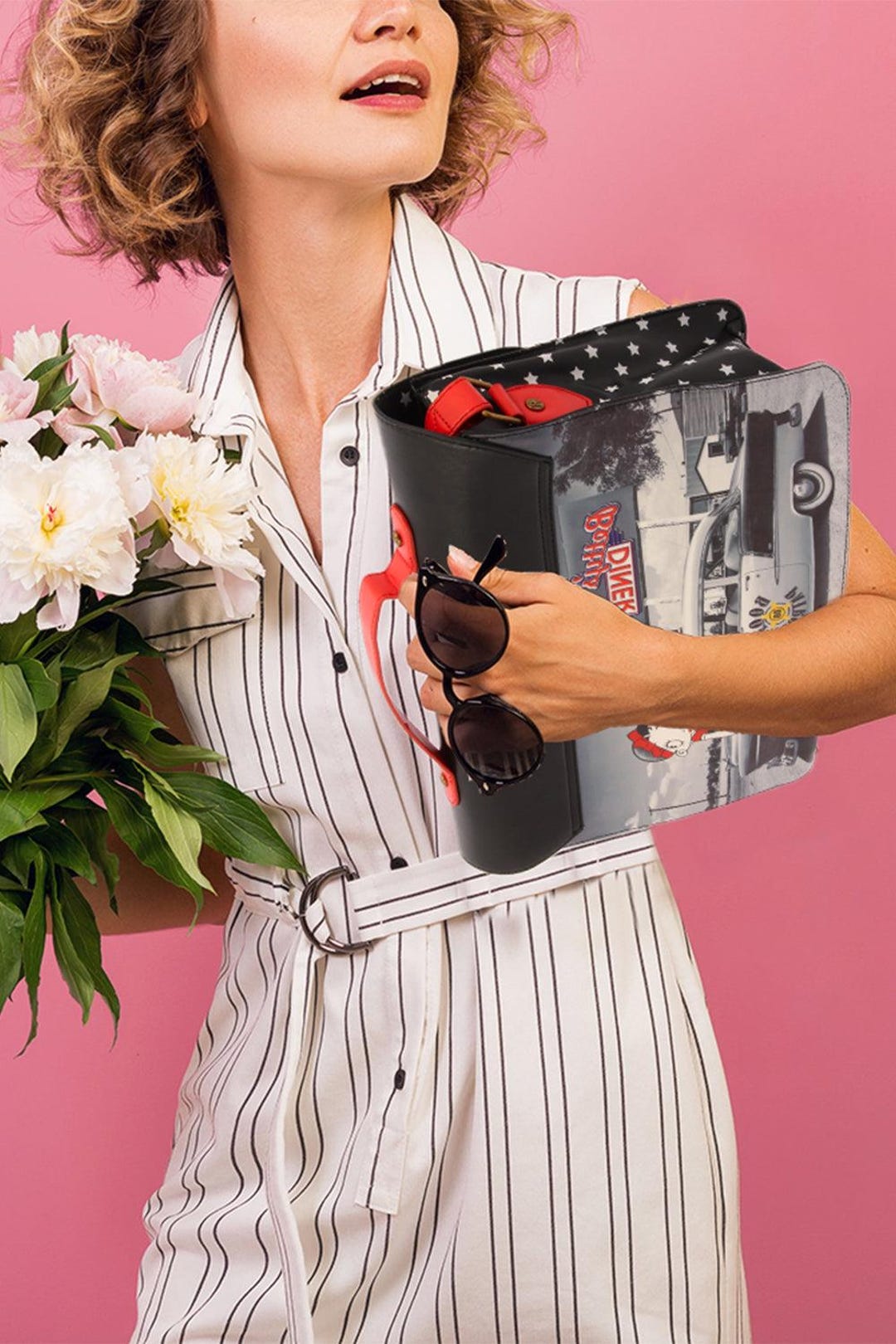 Betty Boop Police Satchel Bag - Etsy