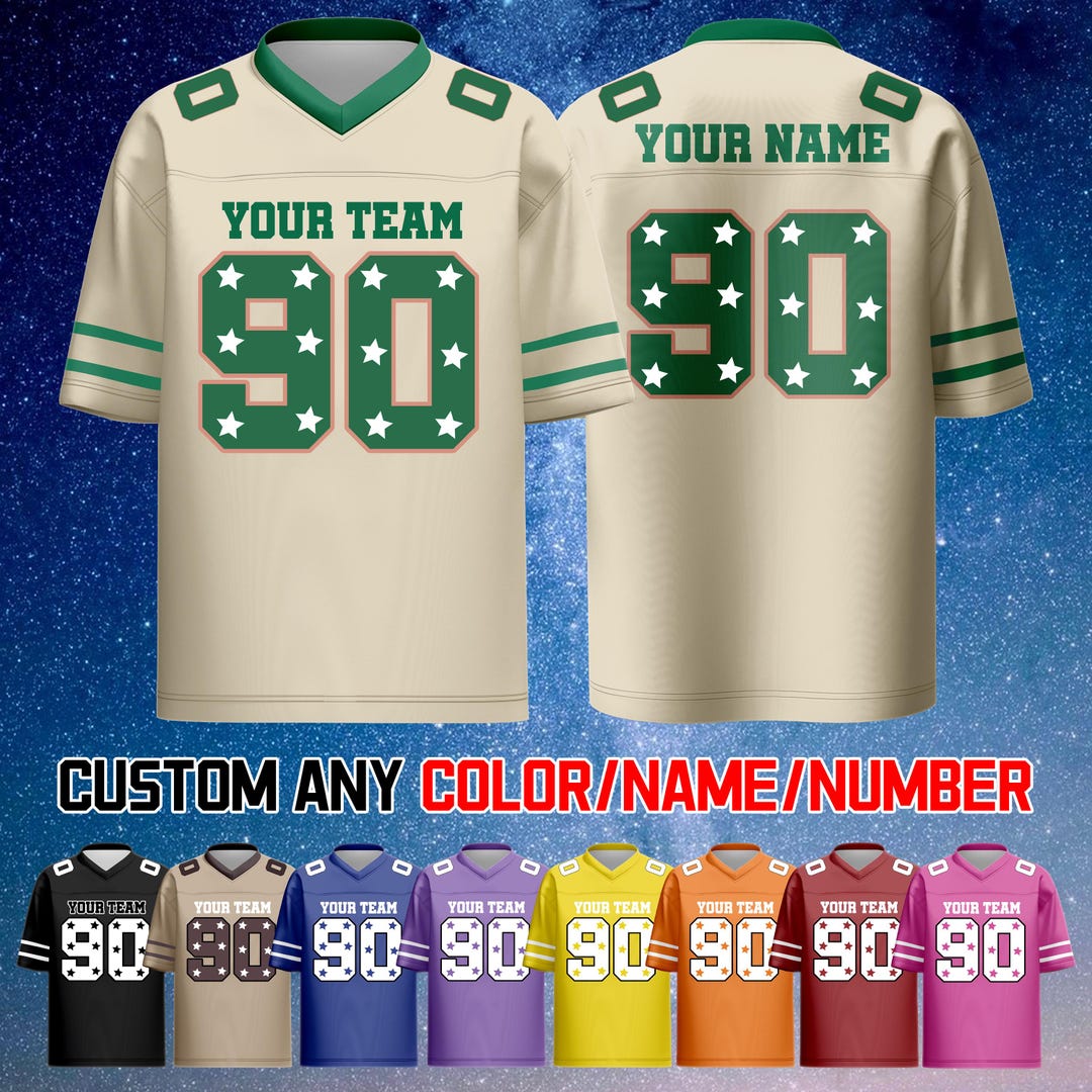 Personalized Team Name Football Jersey Personalized American Football ...