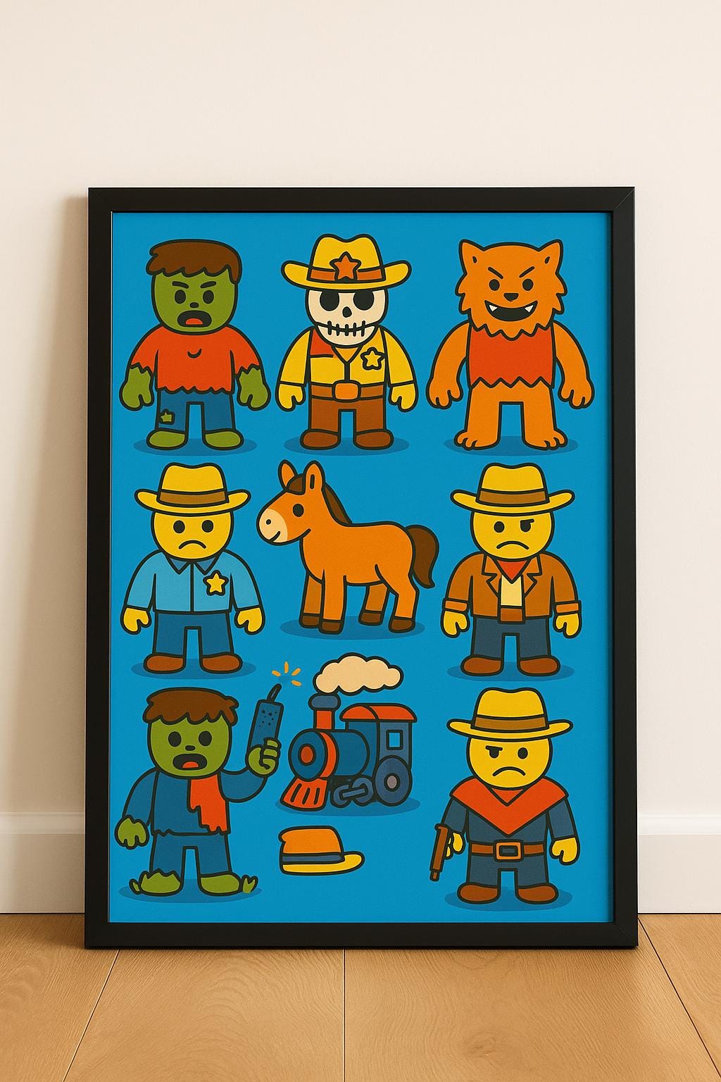 Roblox Dead Rails Poster Printable, Roblox Wall Art, Art for Children ...