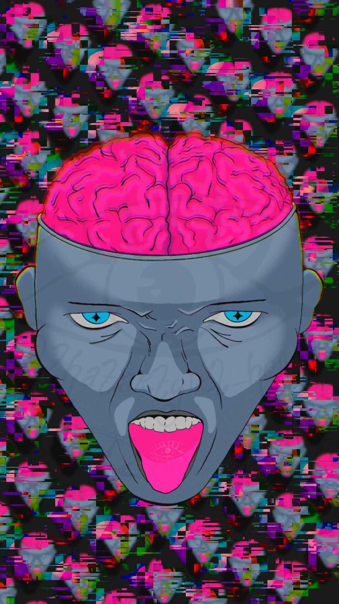 Floating Heads Wallpaper Bundle – Surreal Horror Phone Backgrounds ...