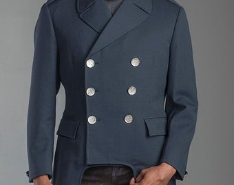 Blue Army Coat - Etsy
