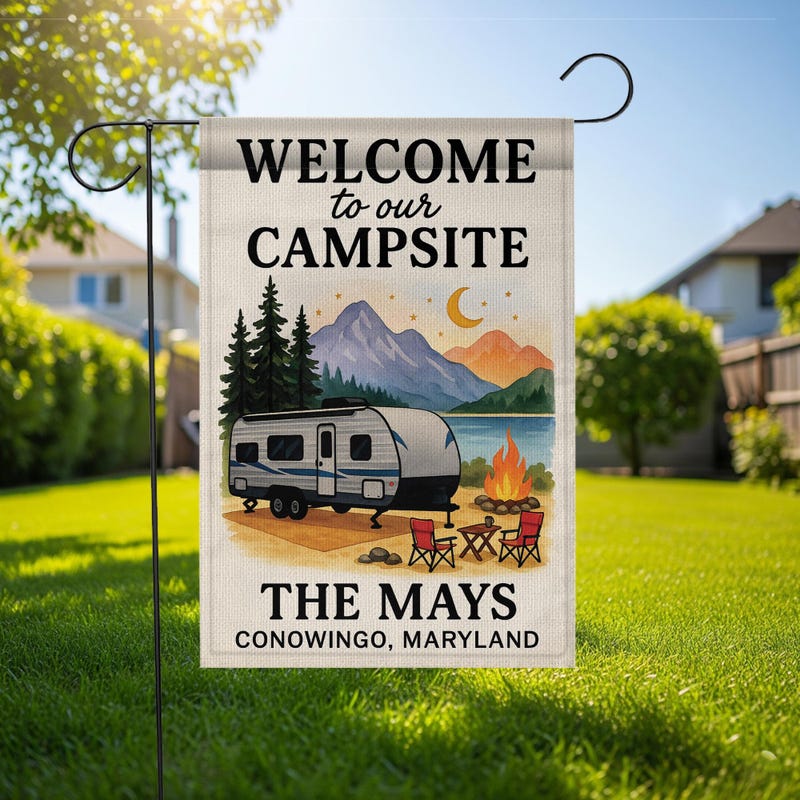 Campsite Sign - Etsy