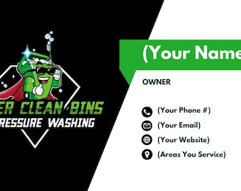 Editable Trash Bin Cleaning Flyer Template - Canva - Etsy