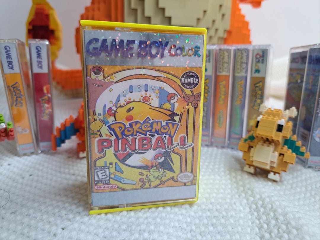 Retro Kassetten Case für Pokemon Pinball (GBC) + AAA Batterie Slot ...