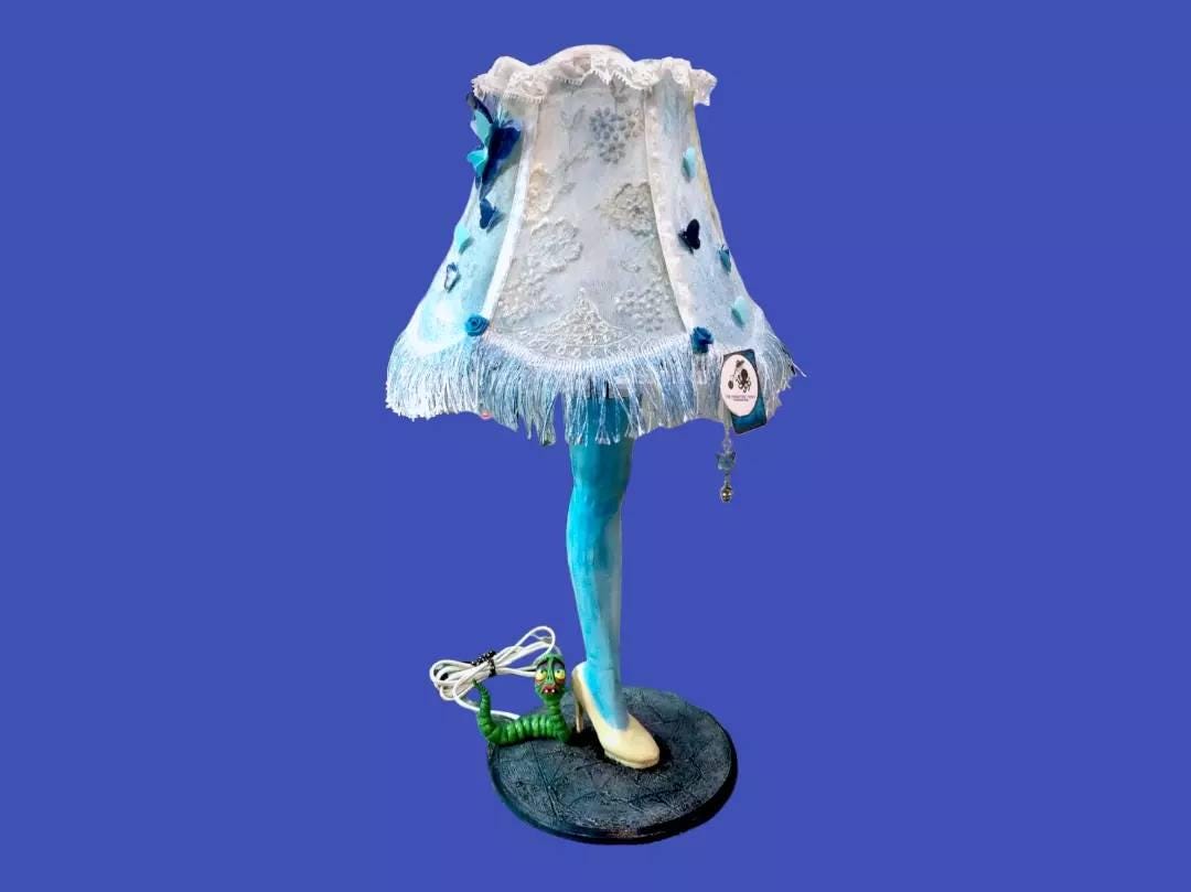 Emily Leg Lamp Corpse Bride Inspired 3D Printed Halloween Decor Hand ...