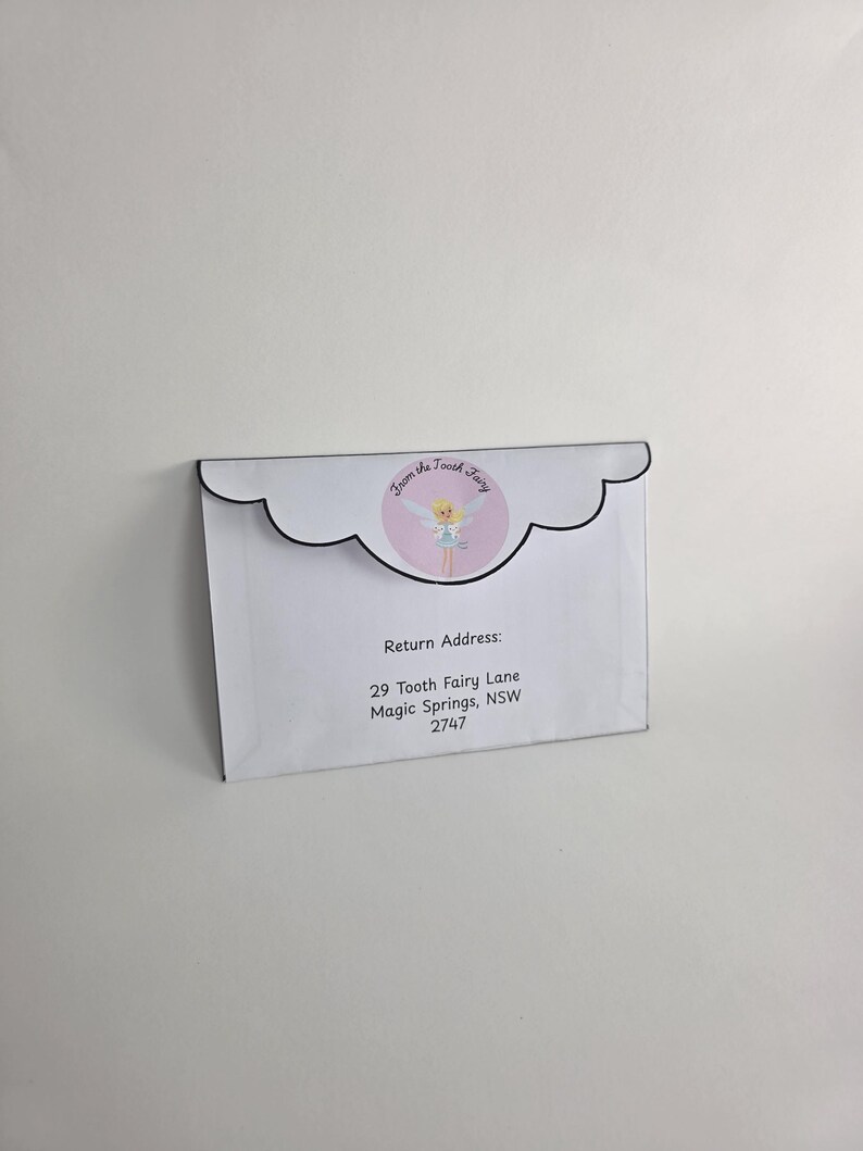 Editable Tooth Fairy Letter | Pink | Instant Download | Tooth Fairy ...