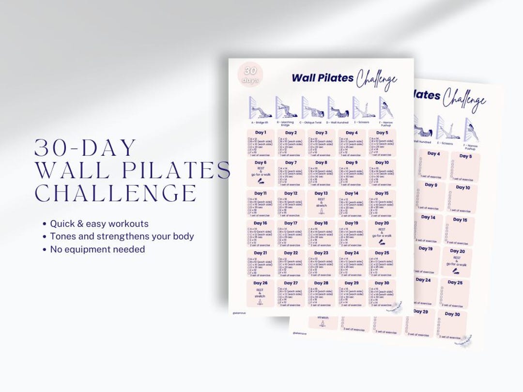 30 Day Wall Workout Challenge | Core & Mobility Workout Plan | Reshape ...