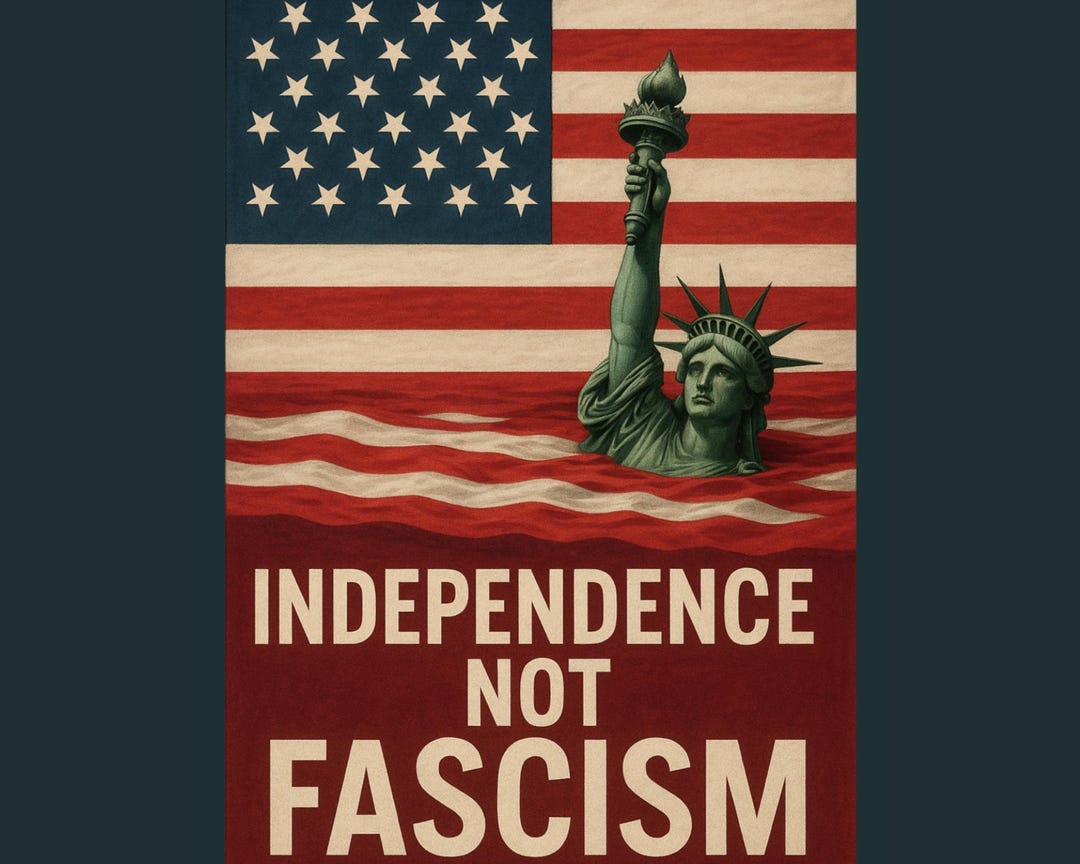 Independence Not Fascism – Printable Political Protest Sign | Anti ...