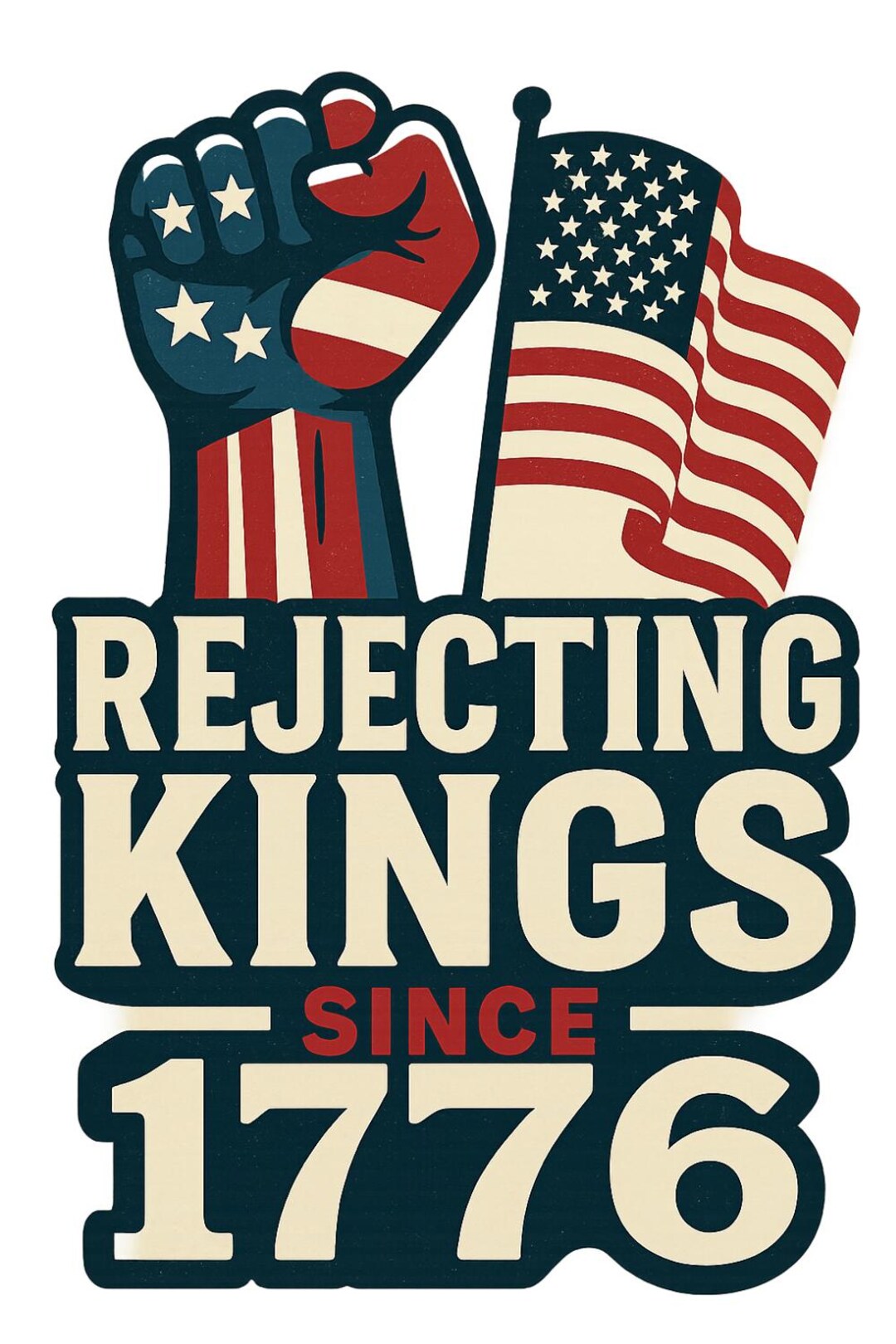 No Kings Protest. Rejecting Kings Digital Protest Sign – Instant ...