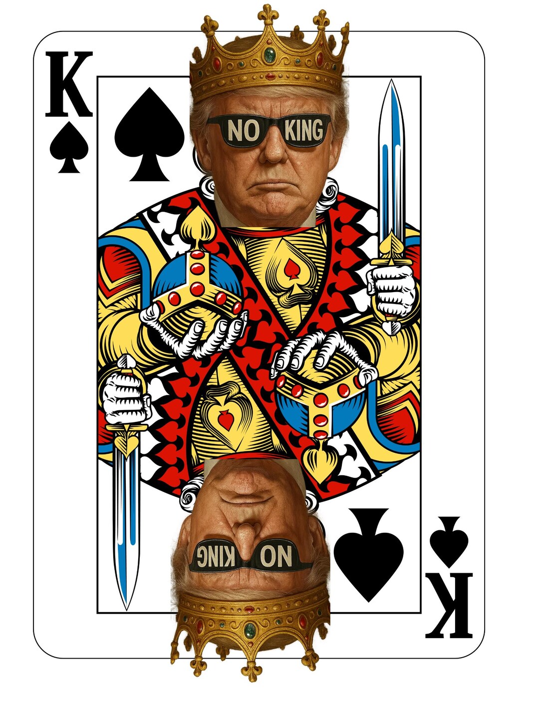 No Kings Protest - No Kings Card Digital Protest Sign – Instant ...