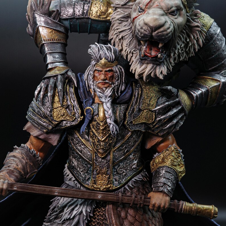 Godfrey First Elden Lord Hand Painted High Quality Art Figure Statue ...