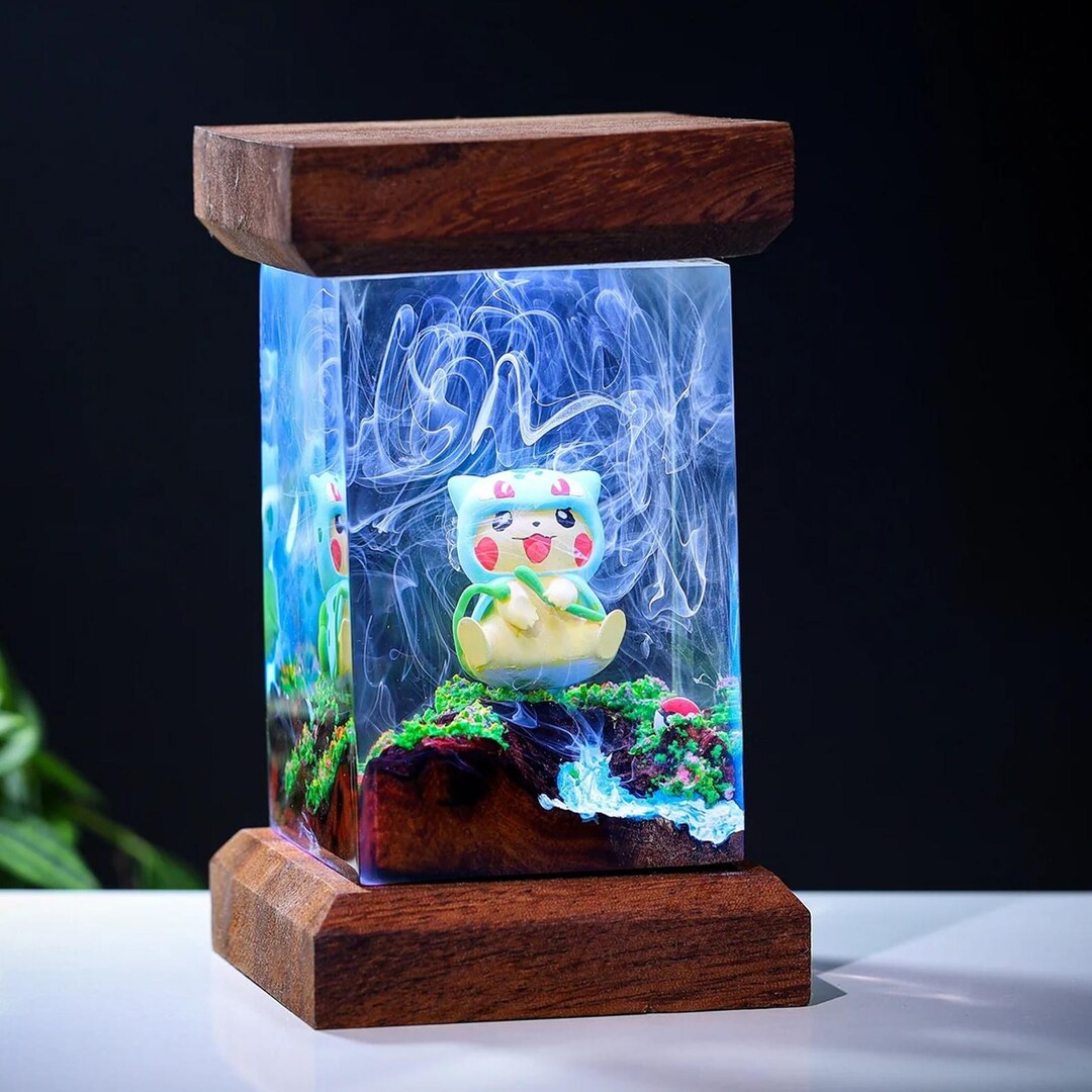 Pi/k.ac.hu Bulb.asa.ur Gifts, Resin Epoxy Night Light, Personalized ...