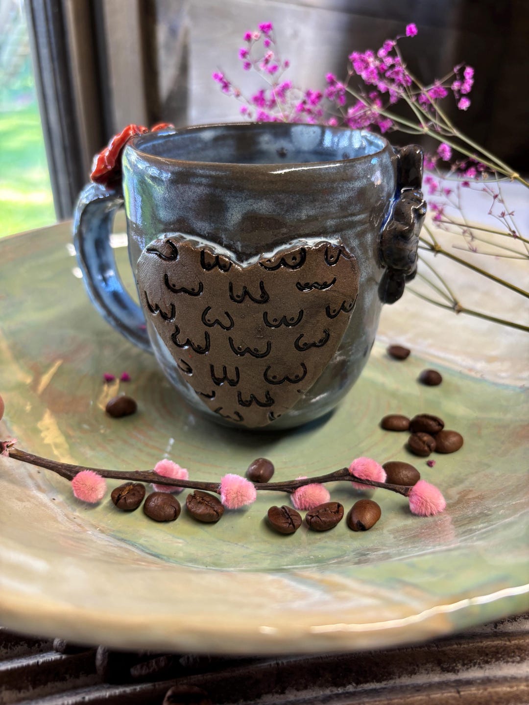 Breast Mug, Boob Mug, Handmade Body Design - Feminist & Cheeky - Etsy