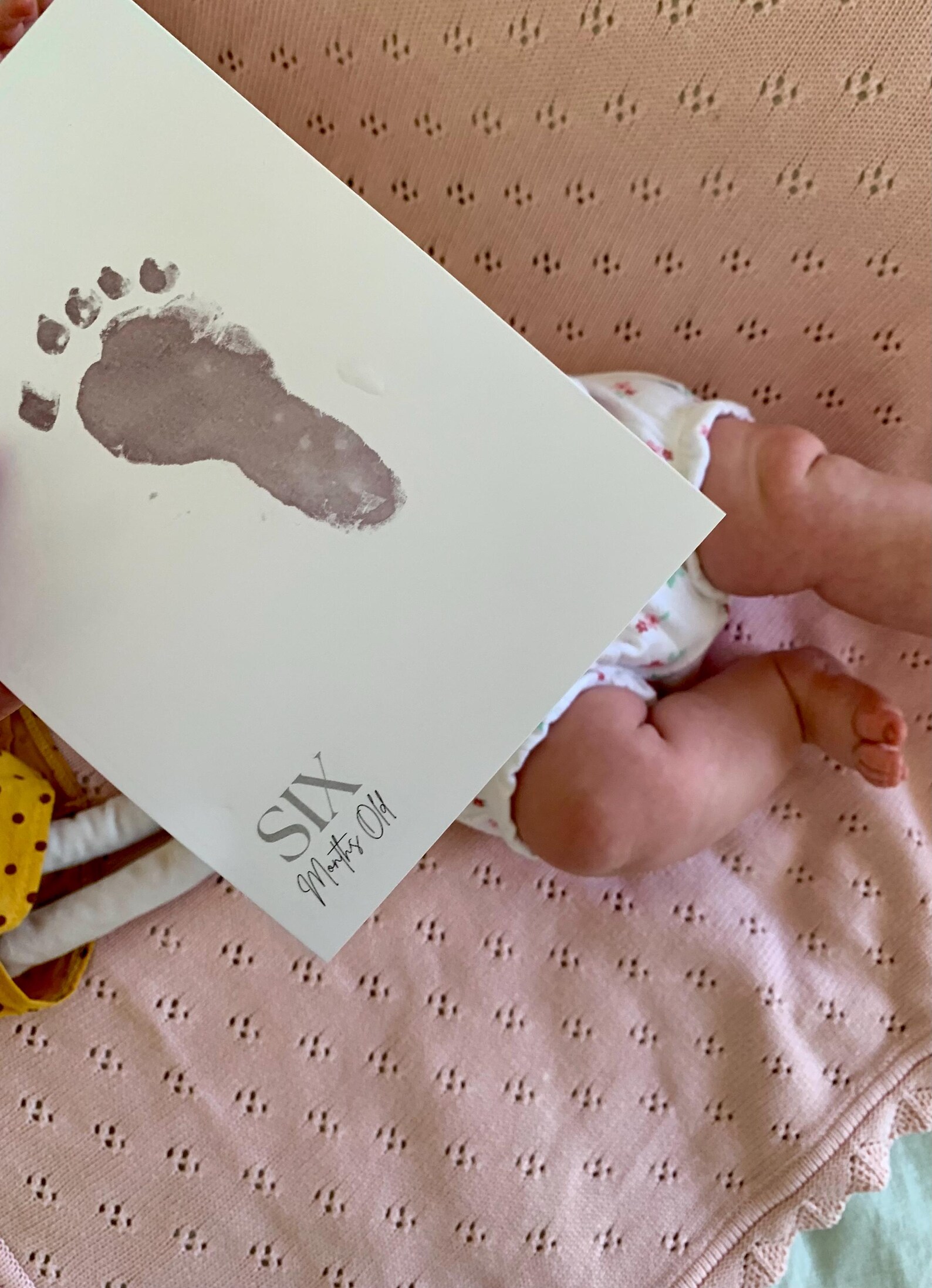 Ink Free Milestone Kit Card First 12 Months | Baby Milestone Cards ...