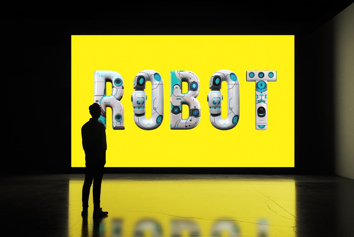 Robot Alphabet. Letters, Numbers and Punctuation Marks. PNG Set. Cute ...