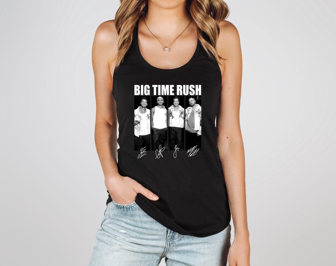 Big Time Rush Tour Tank, BTR Band T-shirt, Big Time Rush Fan Tank, Big ...