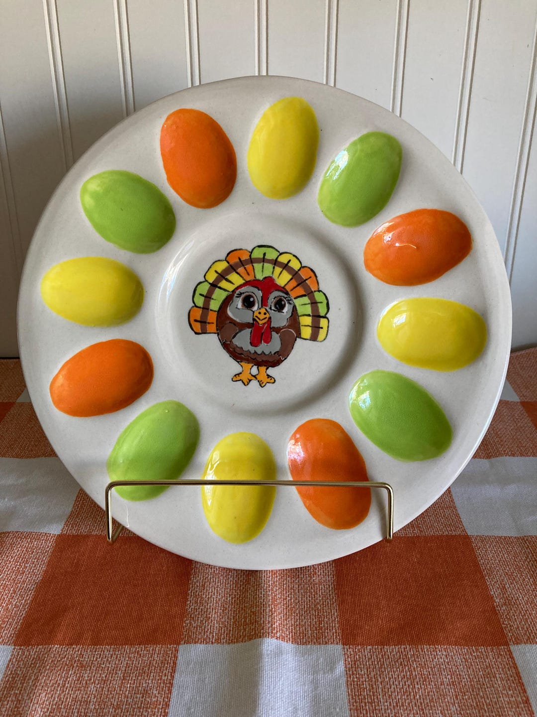 Thanksgiving Turkey Deviled Egg Dish Thanksgiving Turkey Deviled Egg ...