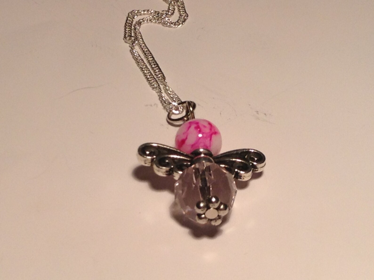 Sterling Silver Guardian Angel Pendant Necklace Sterling - Etsy