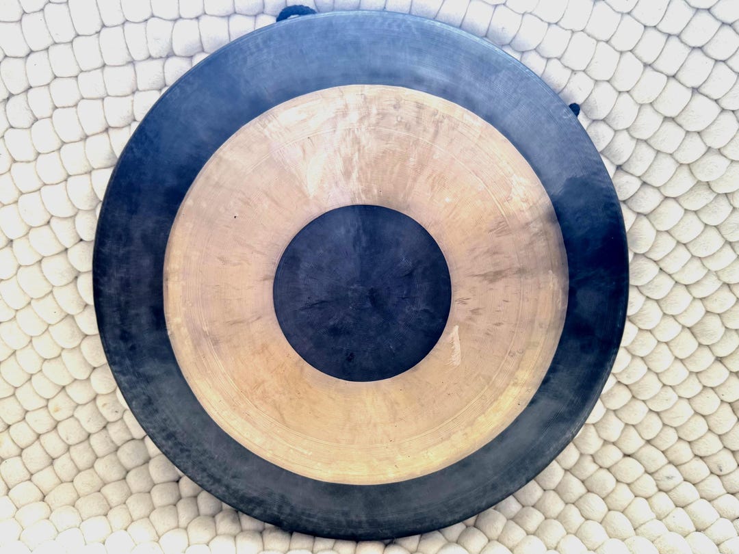 Hand Hammered Tree of Life Gong: 7-metal Tibetan Sound Healing - Etsy
