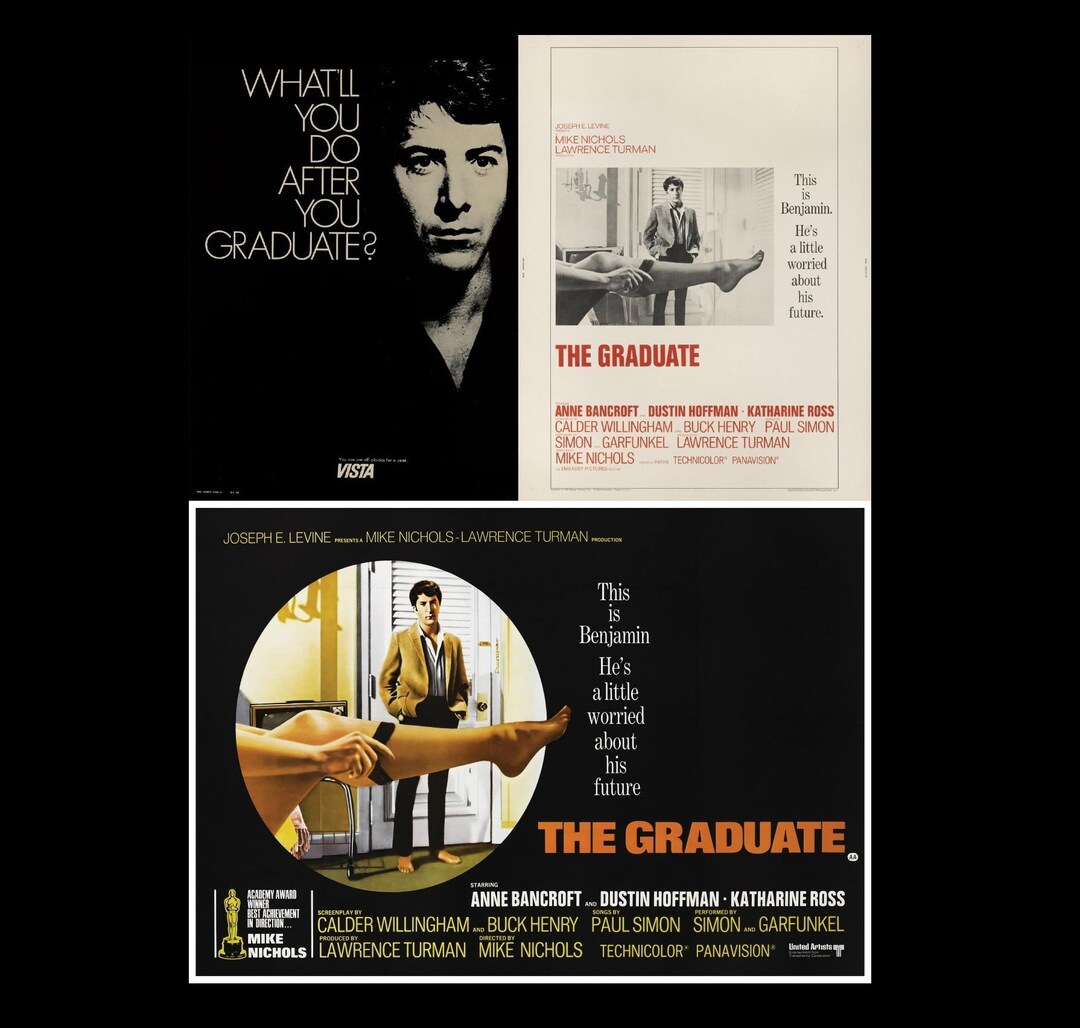 Pay 2 Get 1 for Free the Graduate 1967 Movie Poster Film Print Hq Hd ...