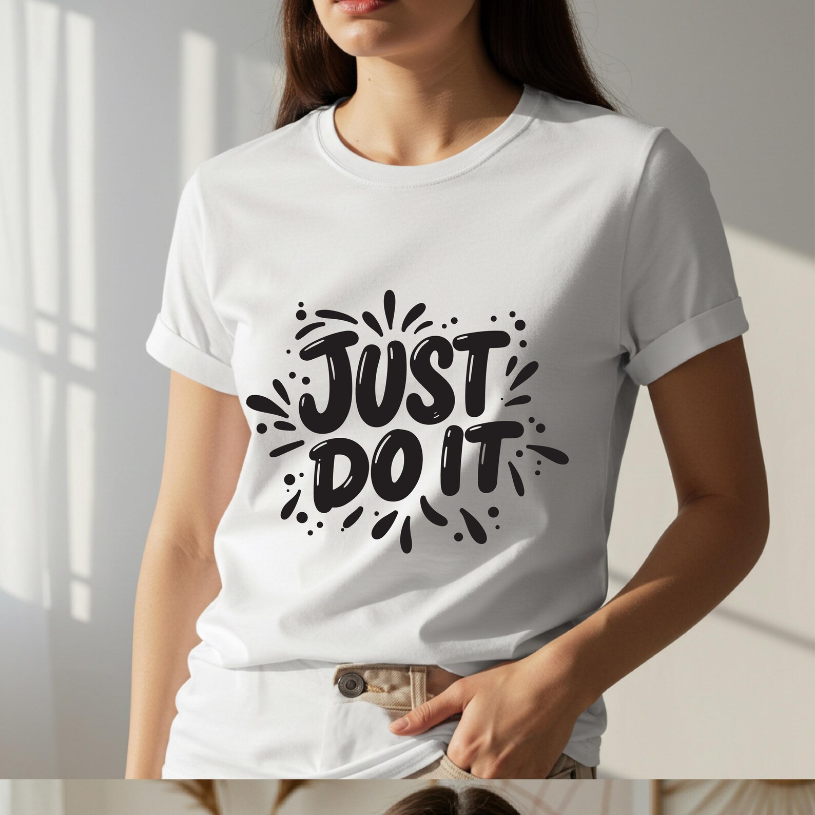 Just Do It SVG: Motivational Sign, Cricut & Silhouette Files (digital ...