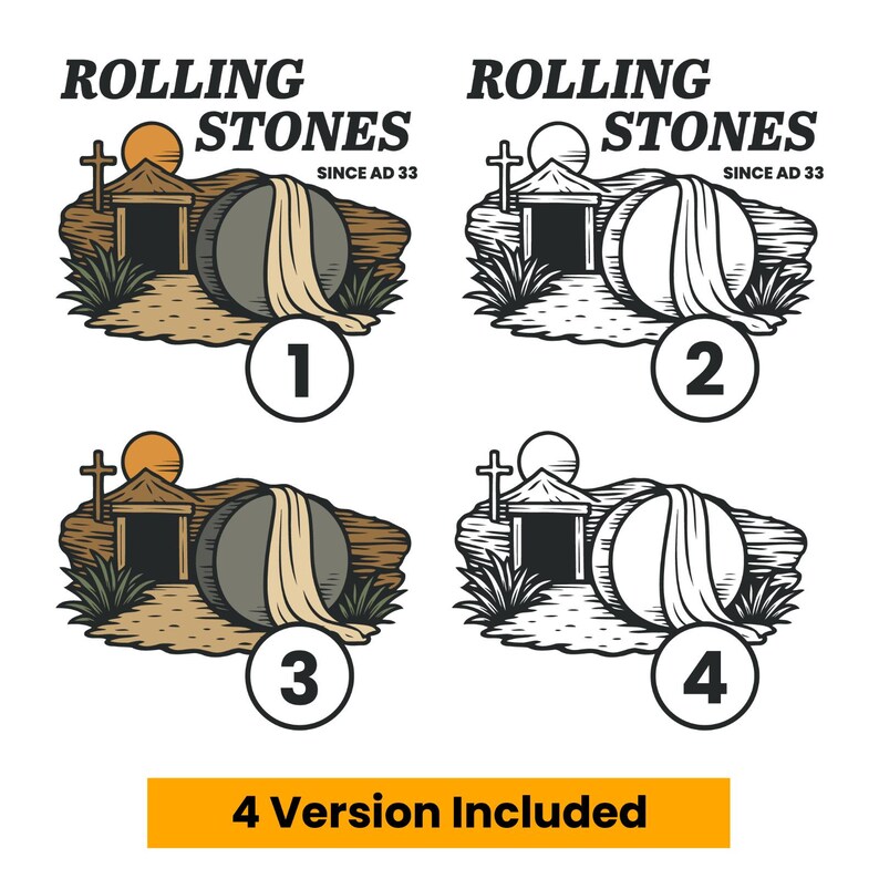 Rolling Stones PNG, Empty Tomb PNG, Christian Easter Png, He is Risen ...