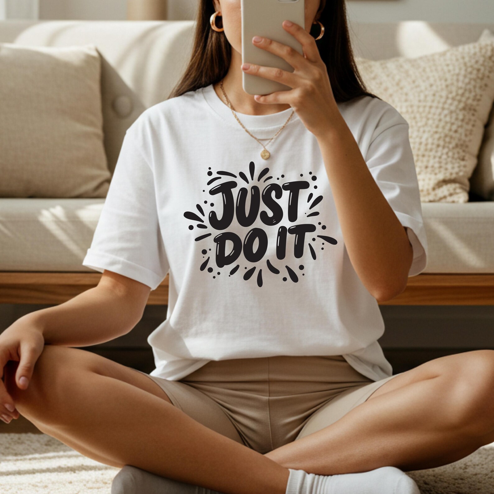 Just Do It SVG: Motivational Sign, Cricut & Silhouette Files (digital ...