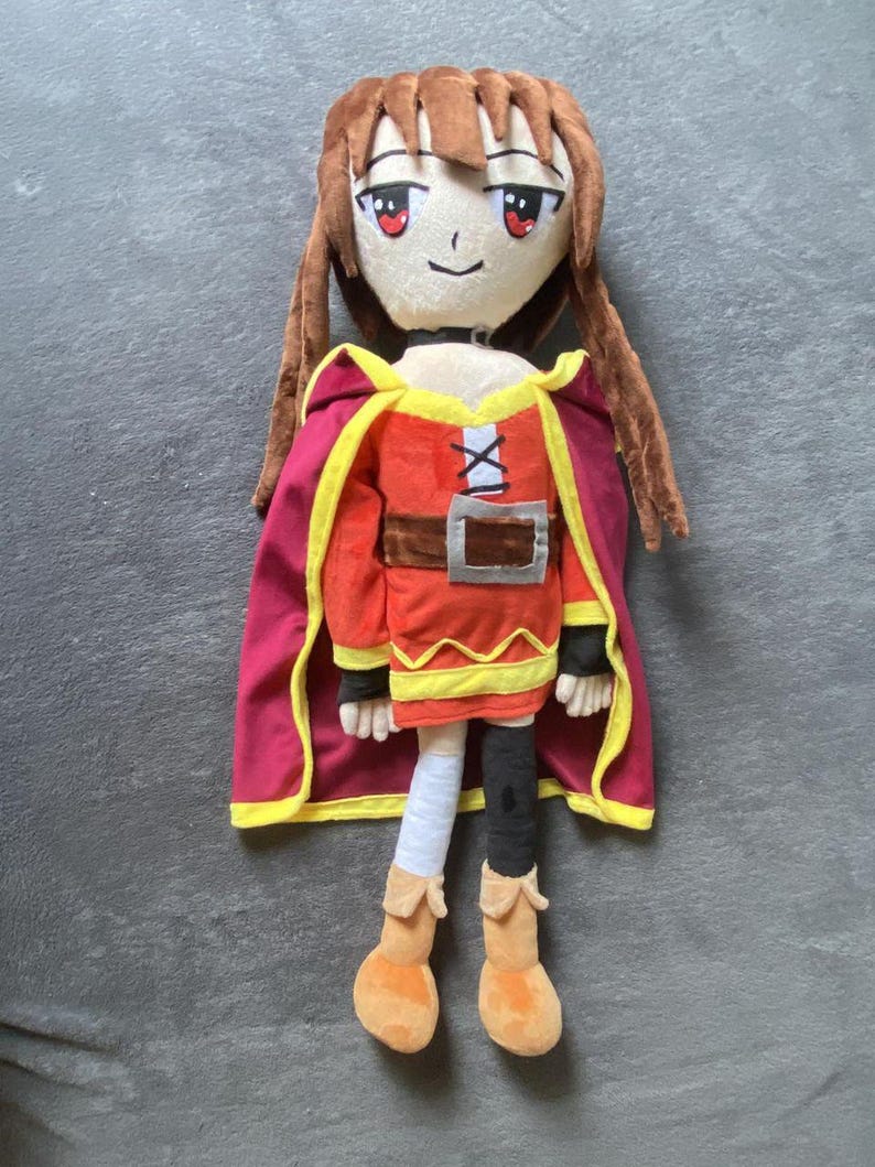 Megumin and Chomusuke Conosuba Plush Soft Toy Gift for Happy Birthday ...