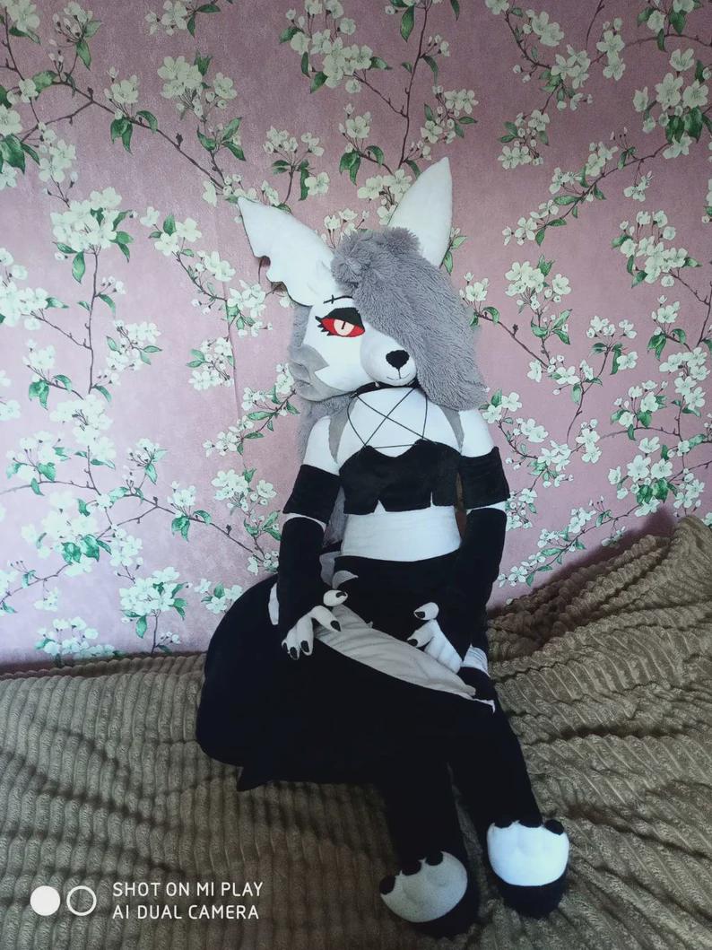 Loona Helluva Boss Plush: Handmade Plushie, 39 Inch - Etsy