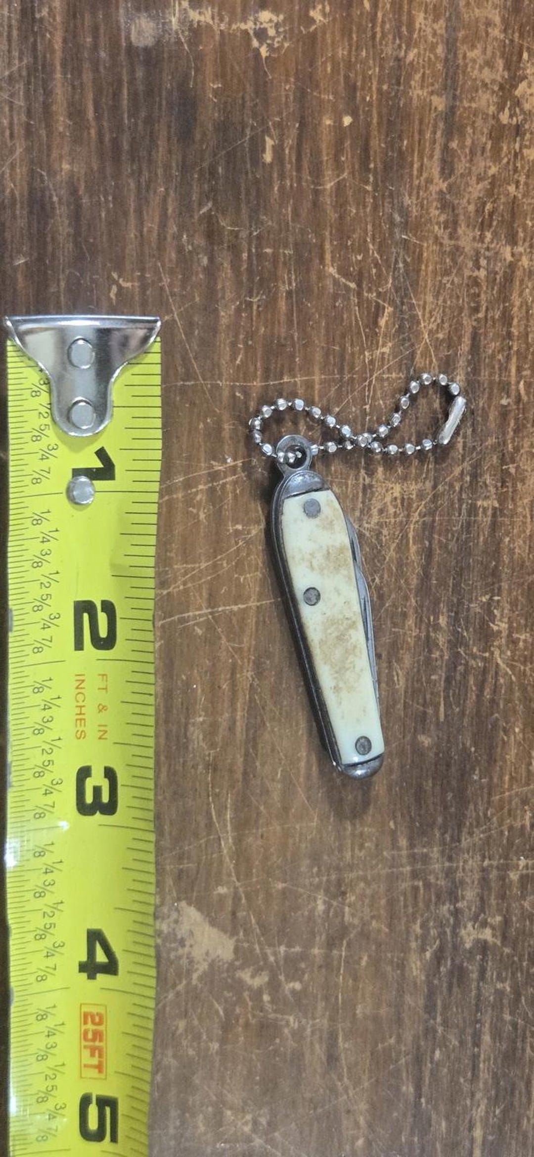 Vintage Pen Knife, Miniature, Key Ring Attachment, Celluloid Covering ...