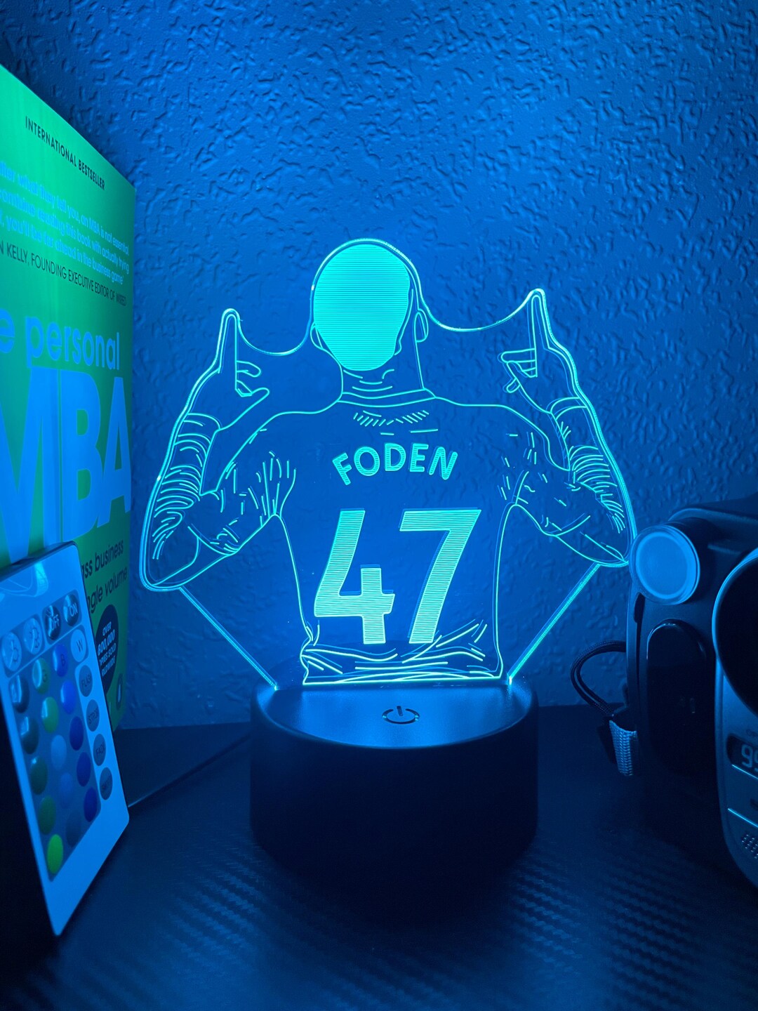 Phil Foden Personalised LED Light – Manchester City Football Gift ...