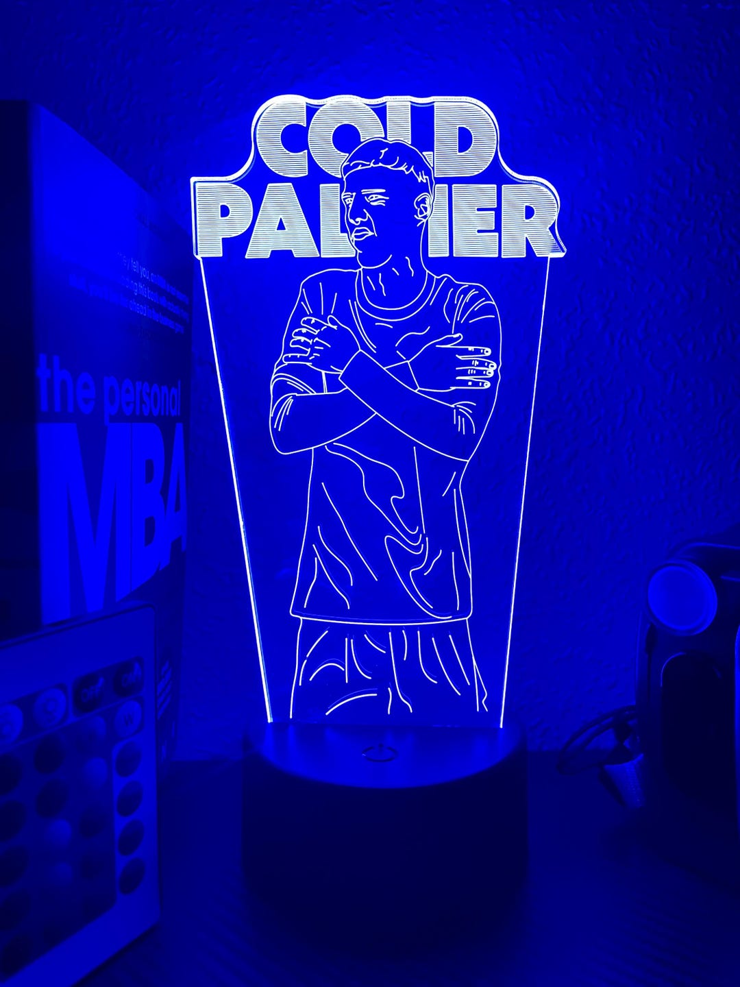 Cole Palmer Chelsea FC Football Personalised LED Light up Neon Night ...