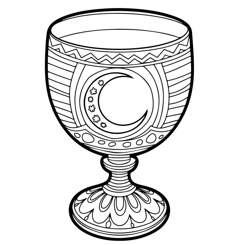 Witchy Vibes Coloring Book PDF 109 Pages Bold and Easy Magical ...