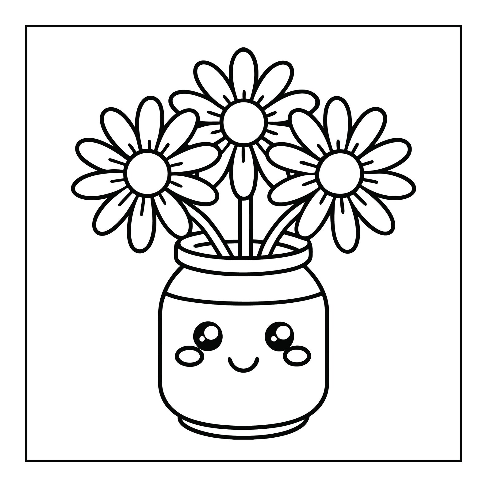 Cozy Spring Coloring Book PDF 50 Pages Bold and Easy Pages for Kids and ...