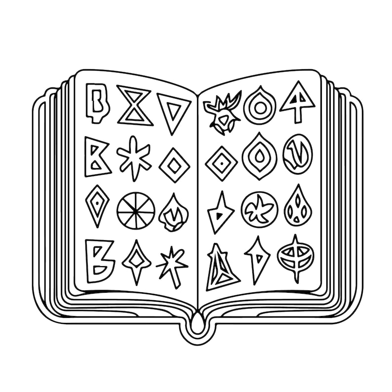 Witchy Vibes Coloring Book PDF 109 Pages Bold and Easy Magical ...