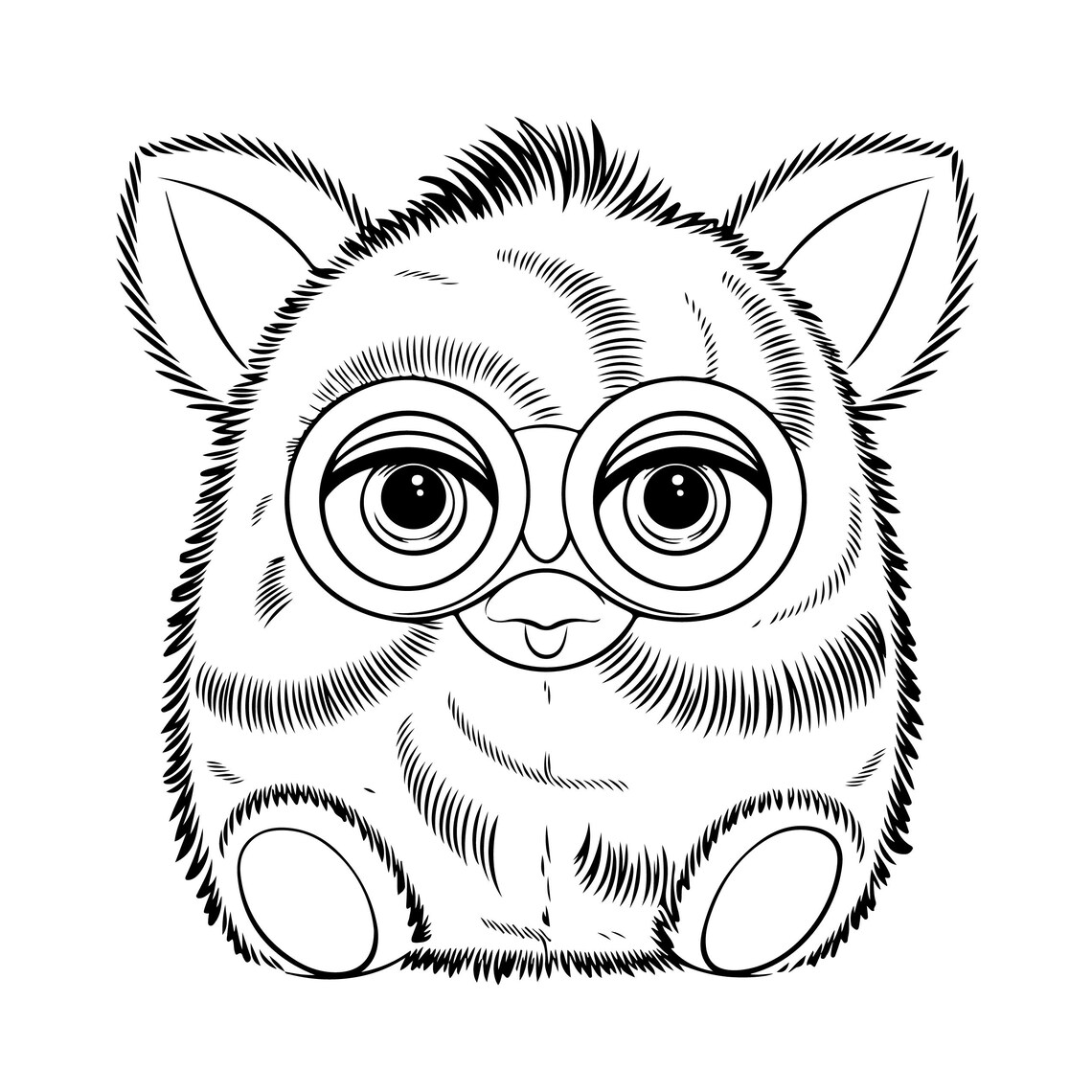 90s Nostalgia Coloring Book PDF 41 Retro Coloring Pages Instant Digital ...