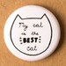 Funny Cat Pin 1 Inch Pin Funny Cat Gifts Cat Owner Gifts - Etsy