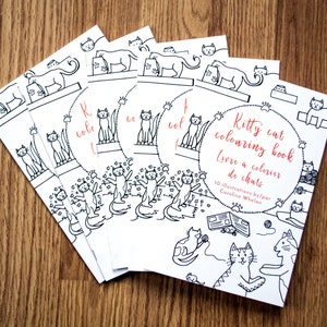 Printable Cat Colouring Book, Cat Printable, Cat Colouring Book ...