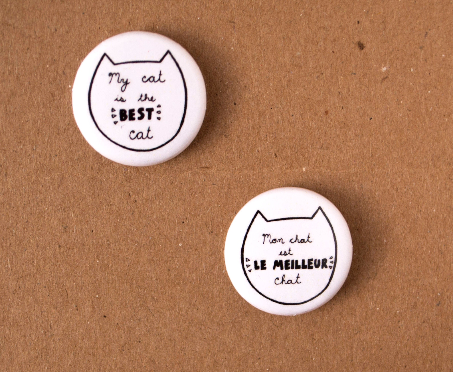 Funny Cat Pin 1 Inch Pin Funny Cat Gifts Cat Owner Gifts - Etsy