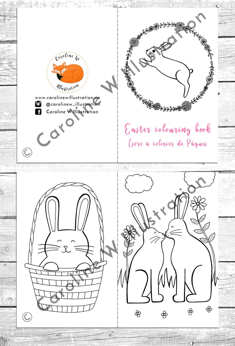 PRINTABLE Easter colouring pages easter activities kids | Etsy