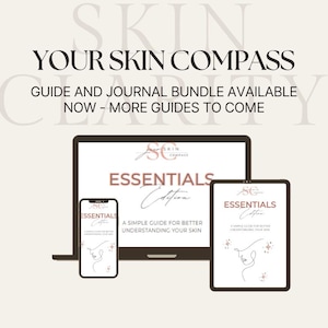 Skin Guide, Journal, Skin Type Assessment Routine Planner, Digital ...