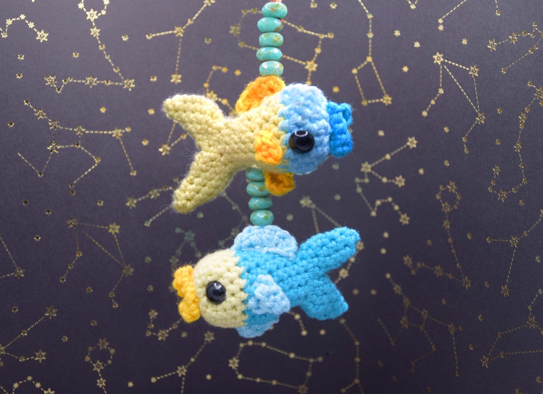 Pisces Zodiac Sign Crochet Pattern PDF - Amigurumi - Etsy