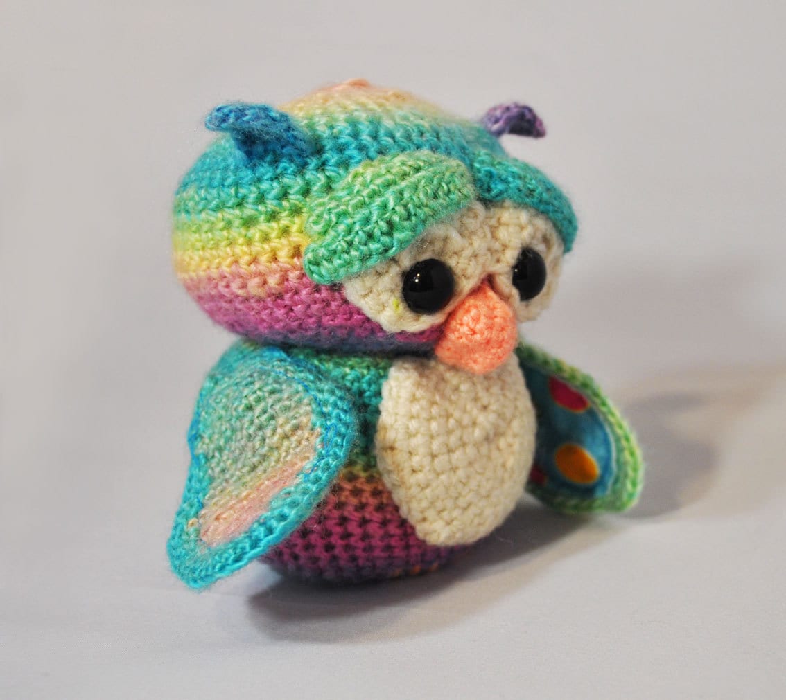 Cute Owl Crochet Pattern - Amigurumi Shy Owl - Etsy