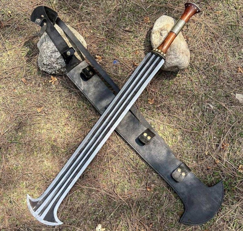 Handmade Konda Ikakalaka Sword: Functional 5160 Carbon Steel, 38 ...