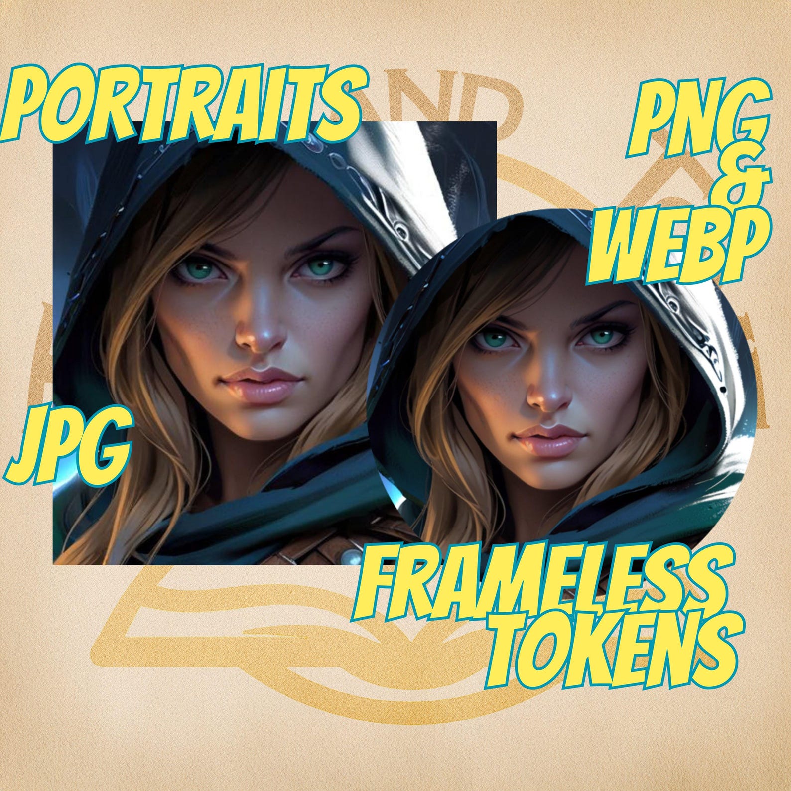 5000+ Fantasy Dnd Tokens and Portraits - DNDBC1 All-in Pack - Transparent PNG and Webp, JPG ...