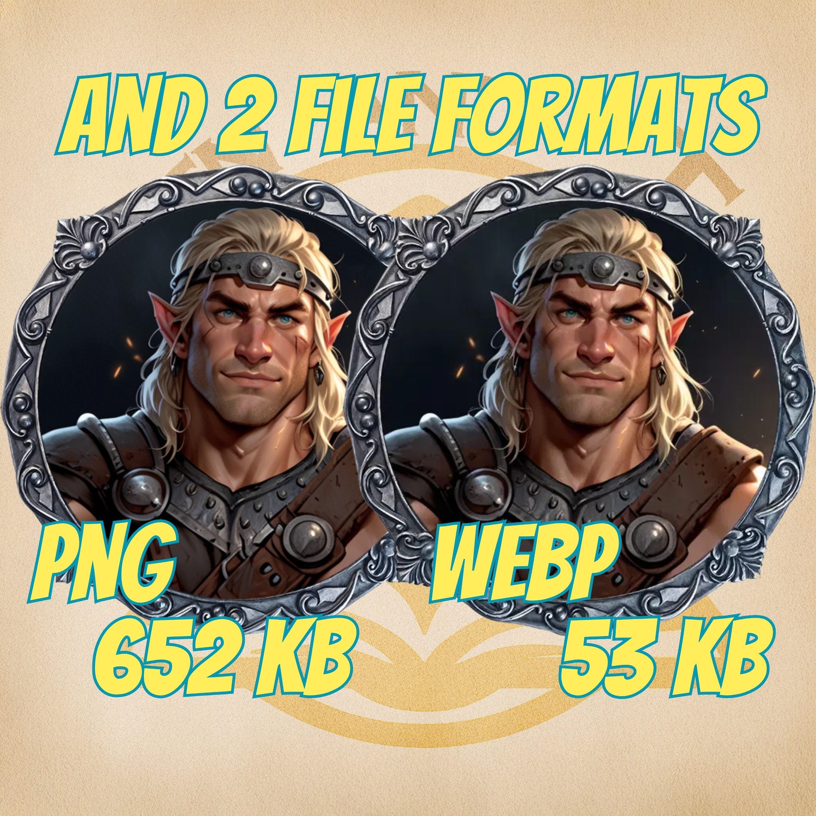 5000+ Fantasy Dnd Tokens and Portraits - DNDBC1 All-in Pack - Transparent PNG and Webp, JPG ...