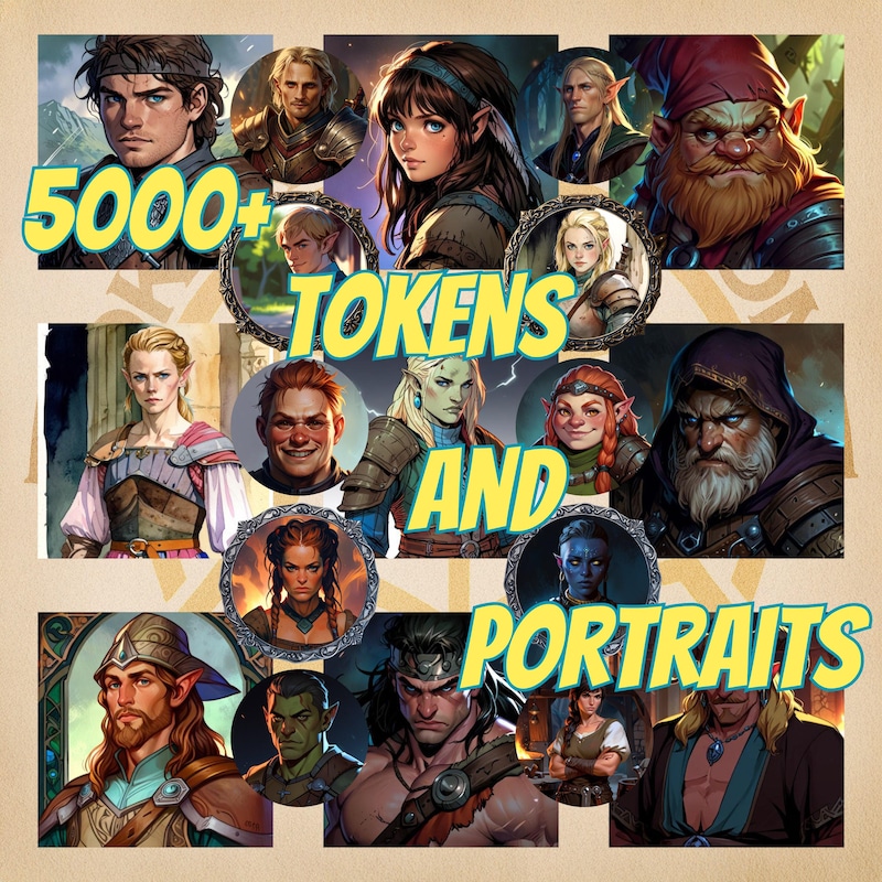 Dnd Tokens - Etsy