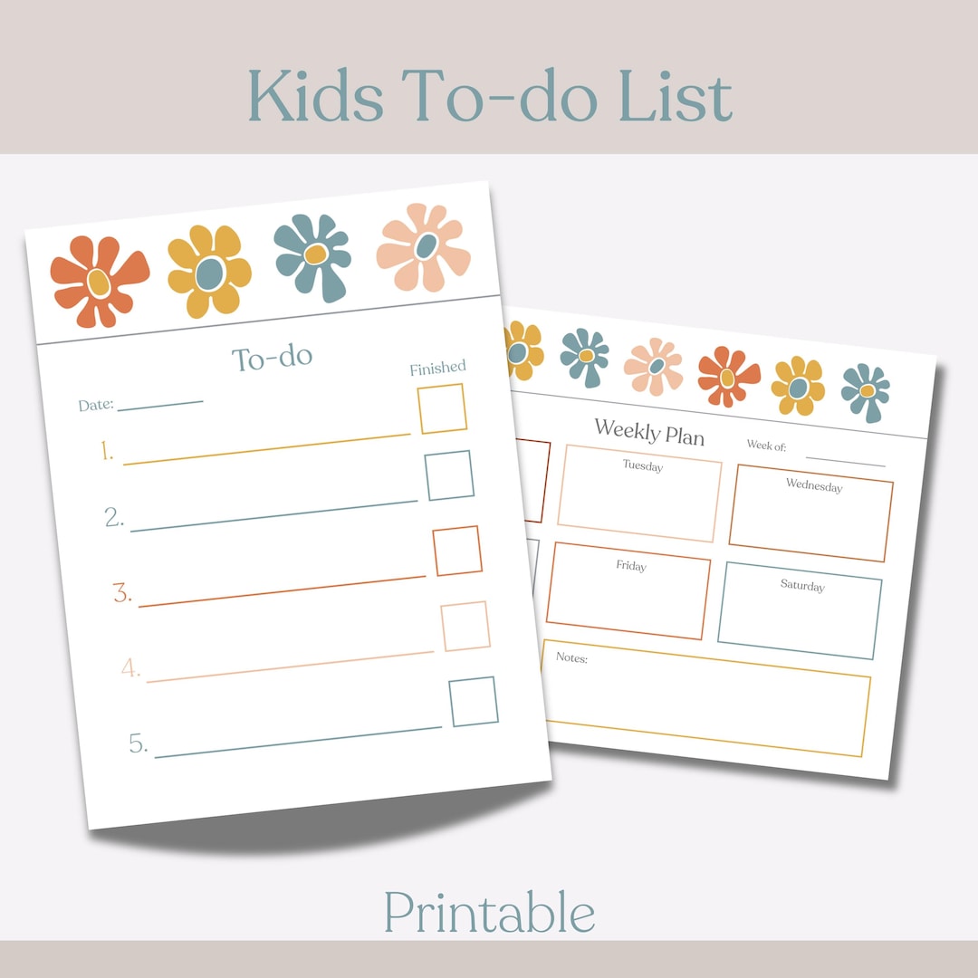 Daily Routine Checklist, Kids Checklist, Preschool to Do List, Toddler ...
