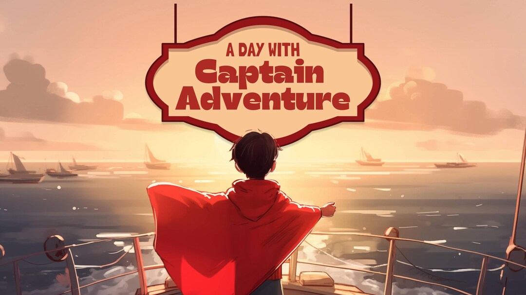 Children's Book PDF Printable - A Day With Captain Adventure - Etsy